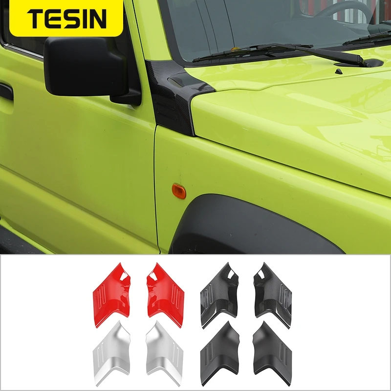 TESIN-Car-Stickers-for-Suzuki-Jimny-Engine-Cover-Angle-Hood-Decal-Cover ...
