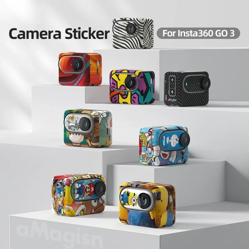Protective-Film-Sports-Camera-Accessories-for-Insta360-GO3-Body-Sticker ...