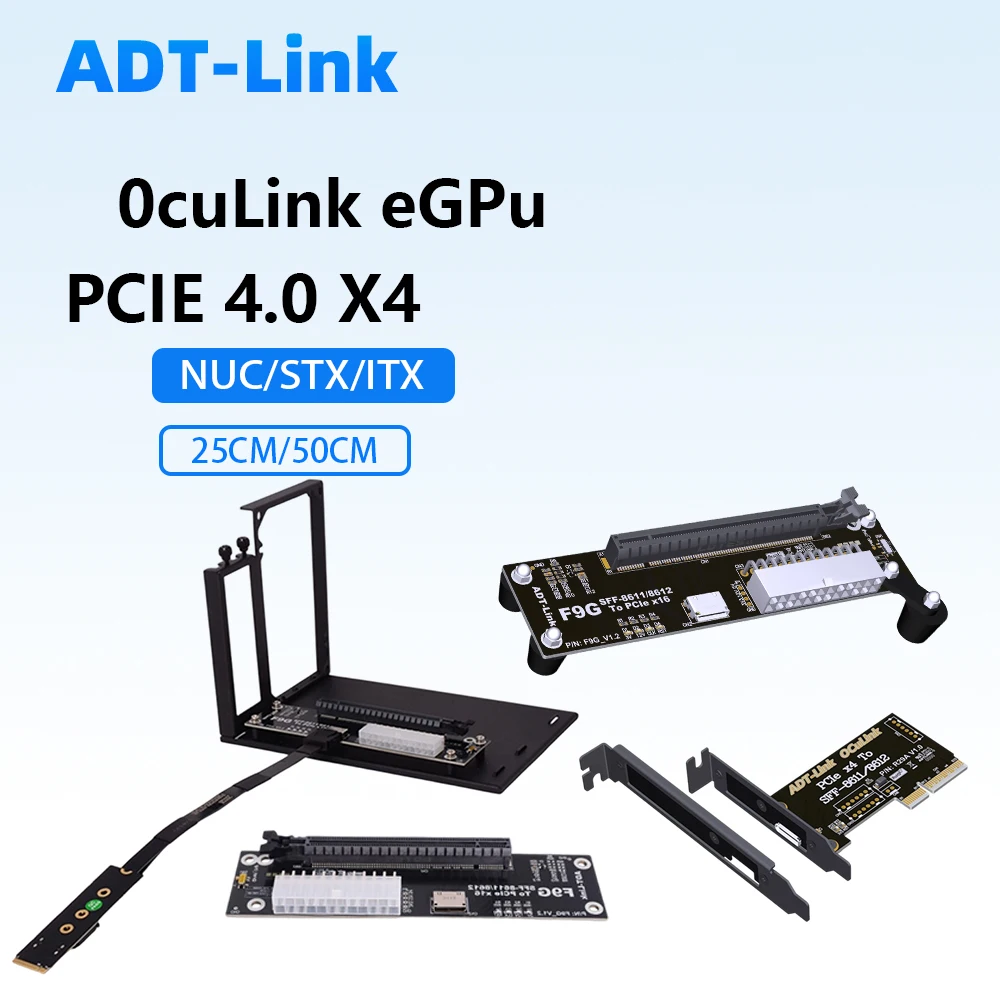 Oculink eGPU GPU Dock Pcie 4,0 X4 Notebook portátil tarjeta gráfica de ...