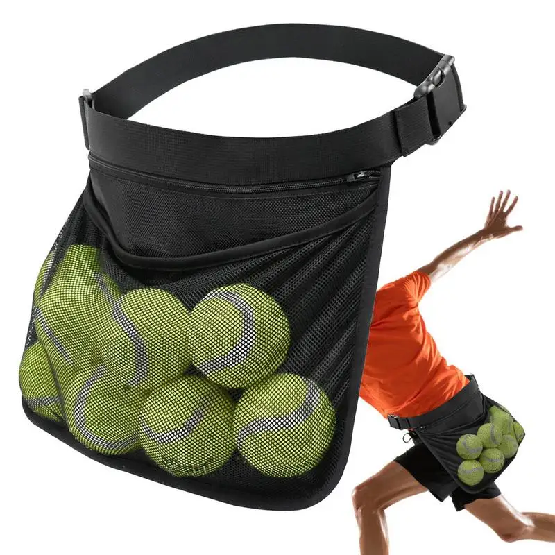 Pickleball Ball Bag Pickle Ball Holder Waist Bag Carrier Oxford Cloth ...