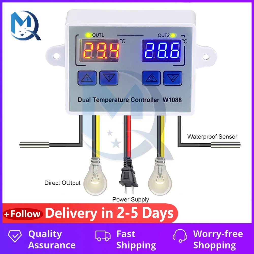 W1088-12V-24V-110V-220V-LED-Digital-Temperature-Controller-Thermostat ...