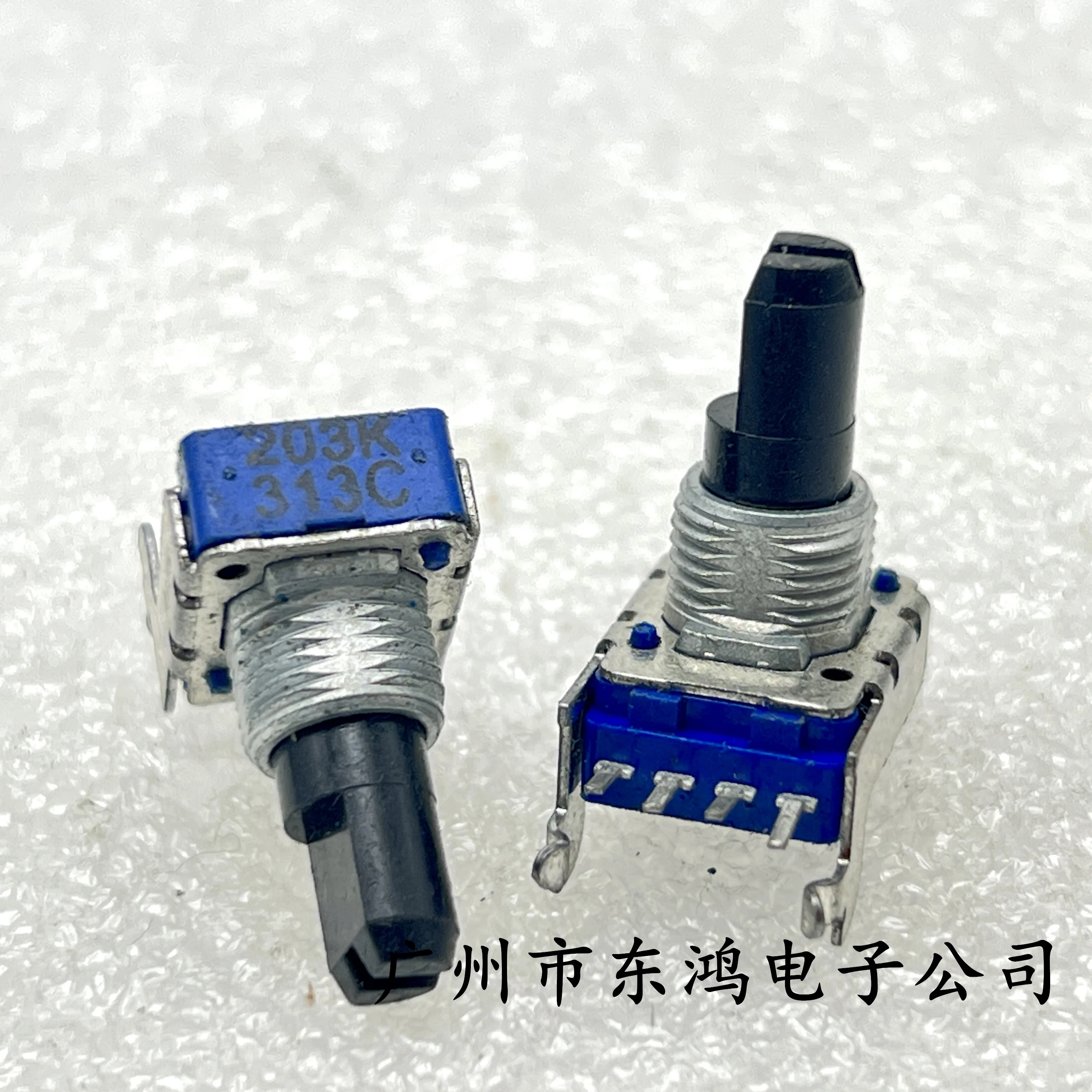 1 PCS Japanese ALPS RK11 potentiometer, 4-pin 203K shaft length 15mm ...