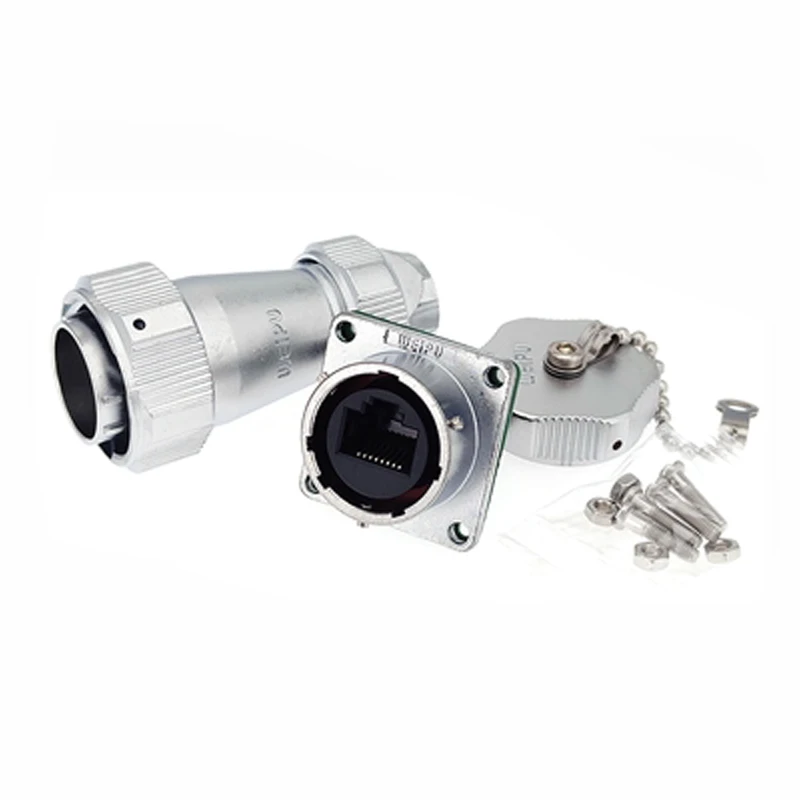 WEIPU-WY24-RJ45-TE-Z-Ethernet-LAN-RJ45-Connector-CAT6-CAT6A-Waterproof ...