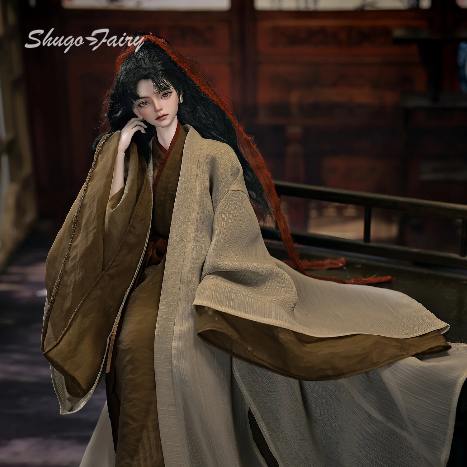 Shugafairy Morty B Original BJD Doll 1/4 45cm with Bubo Wuxia Style ...