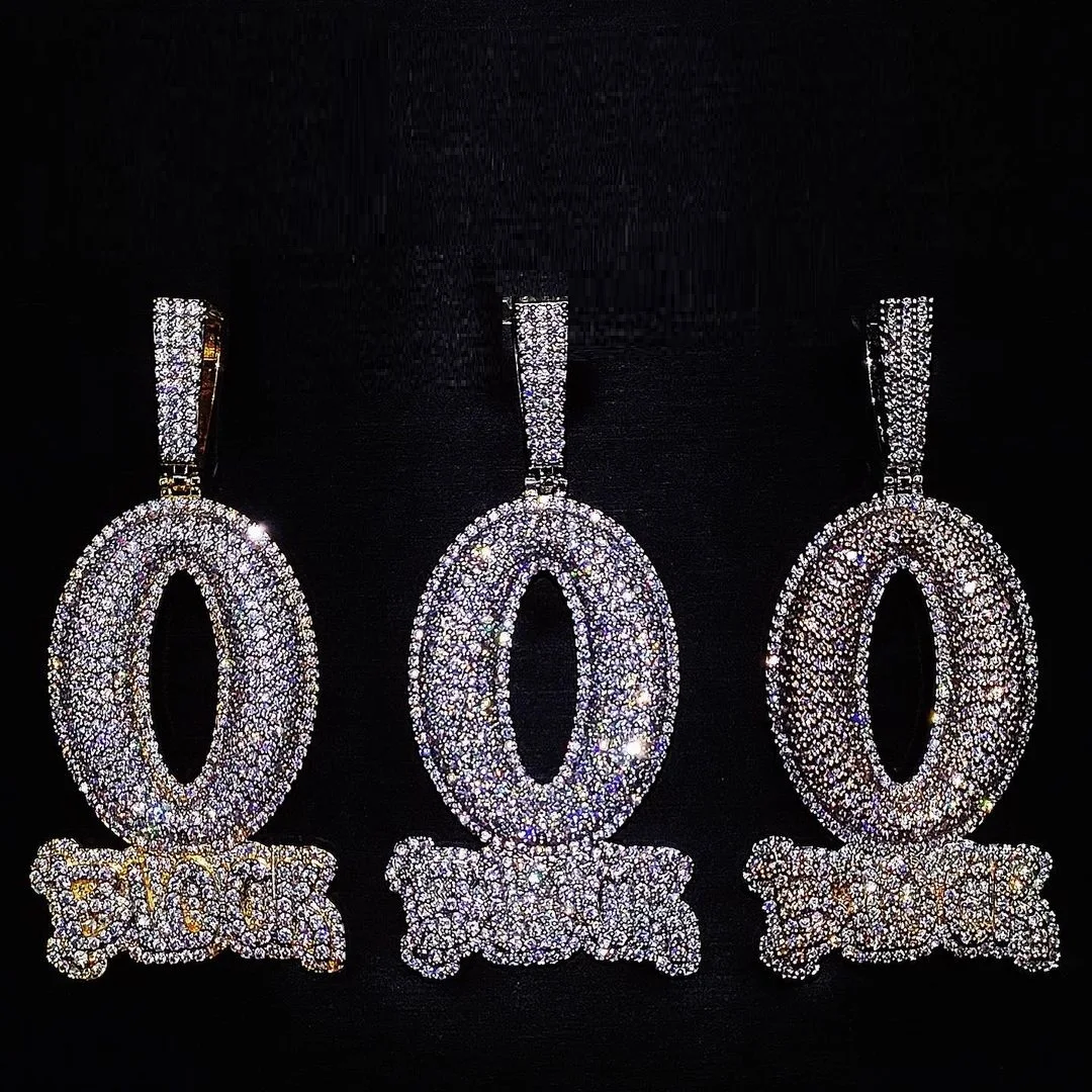 Micro-Paved-CZ-O-Block-Hip-Hop-Pendant-Gold-Plated-Top-Quality-Iced-Out ...