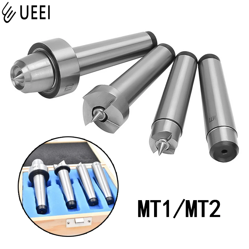 4Pcs Set Morse MT1 MT2 Lathe Woodworking Spur Live Center Drive Spur ...