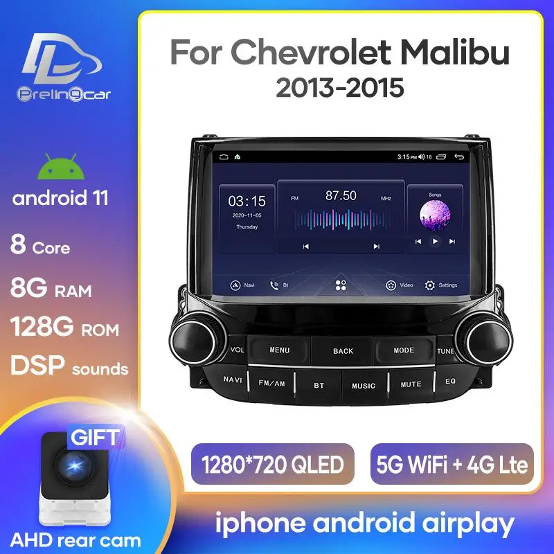 Android 10.0 System Car Ips Touch Screen Stereo For Chevrolet Malibu ...