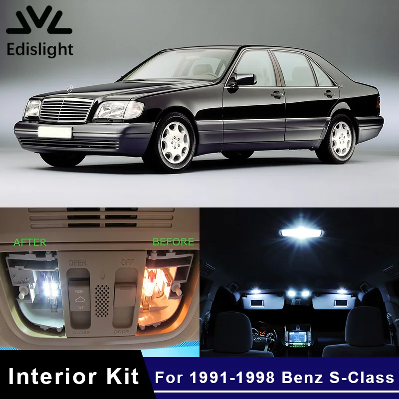 11X-Car-Interior-Light-for-Mercedes-Benz-S-S320-S350-S420-S500-S600 ...