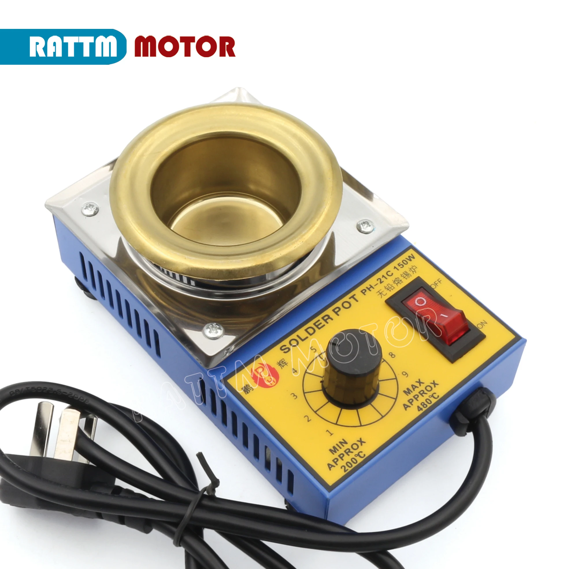 220V-150W-300W-Lead-free-Adjustable-Temperature-Solder-Pot-Molten-Tin ...