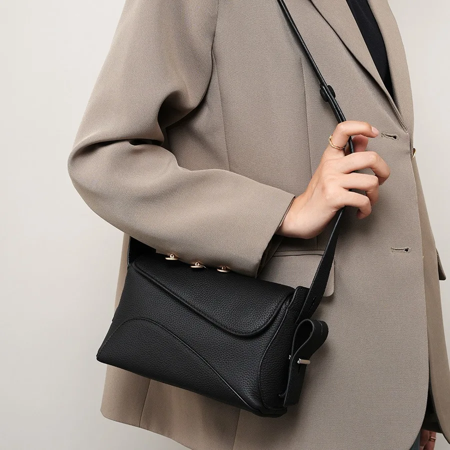 2024-Shoulder-Bag-Head-Layer-Cowhide-Women-s-Bag-Large-Capacity-Armpit ...