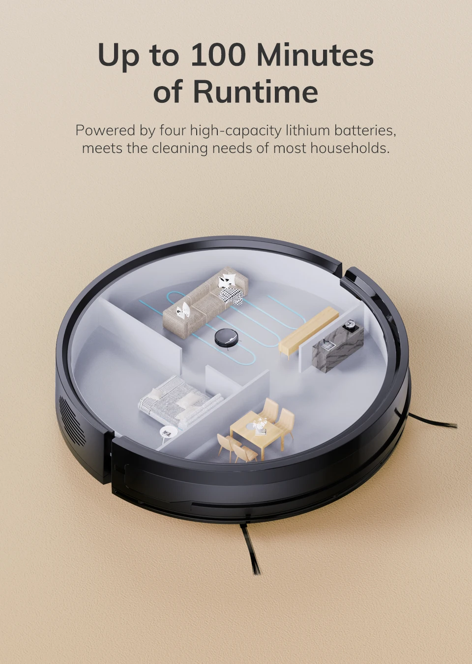 Робот-пылесос ILIFE V9/V9Pro, 3000 па, с функцией самоопорожнения ...