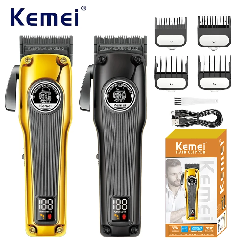 Kemei-Hair-Clipper-Professional-Hair-Trimmers-Haircut-Machine ...