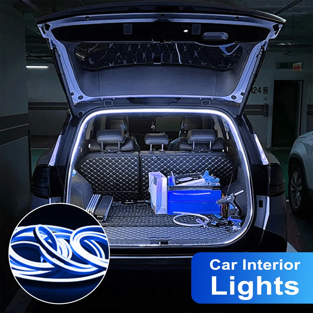12V-5M-Car-Trunk-Lighting-Frunk-Brighten-LED-Strip-Car-LED-Decorative ...