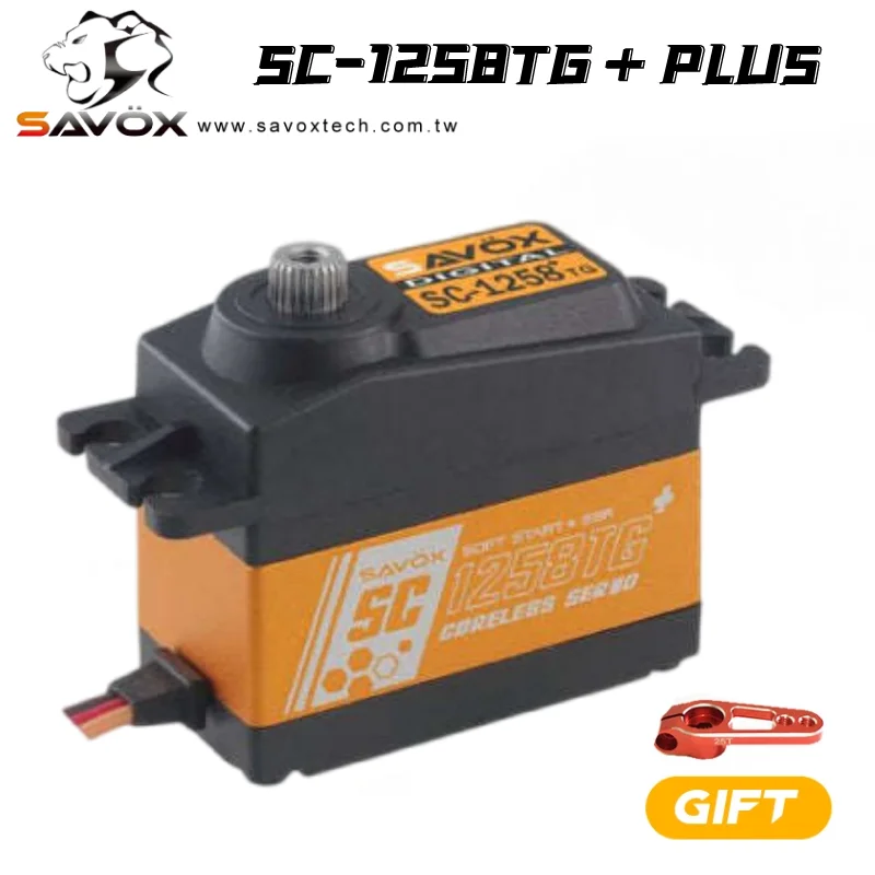 SAVOX SC-1258TG + Plus High Torque Titanium Gear Servo 1258 0.08S/12KG ...