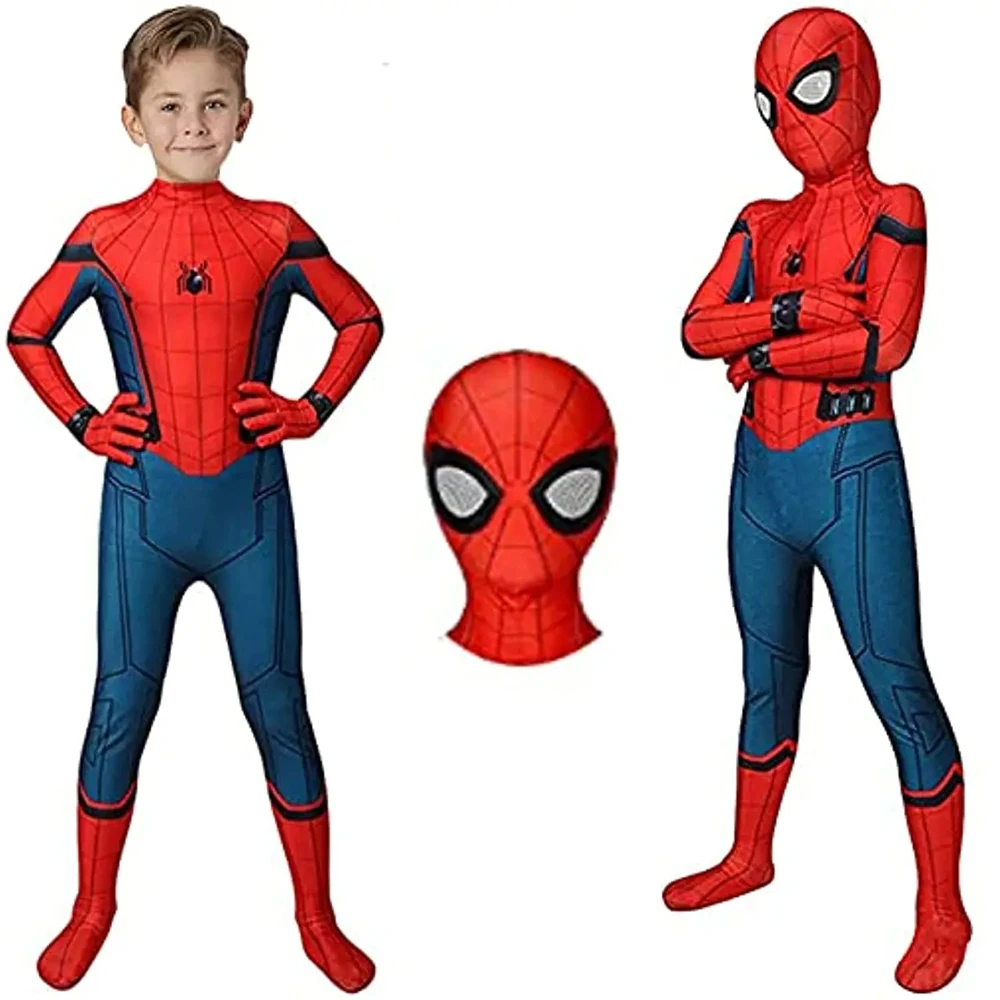 Superhero-Cos-Spider-man-Costume-for-Kids-Tobey-Maguire-Cosplay ...