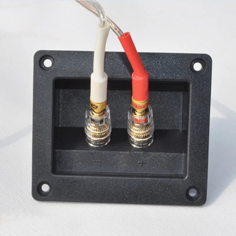 Two-Speakers-Junction-Box-Audio-Cable-Connector-Audio-Wiring-Panel ...