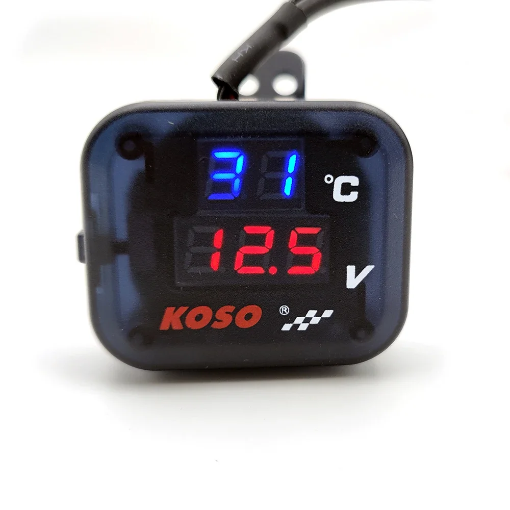 KOSO-volt-metro-de-temperatura-ambiente-carga-USB-medidor-impermeable ...