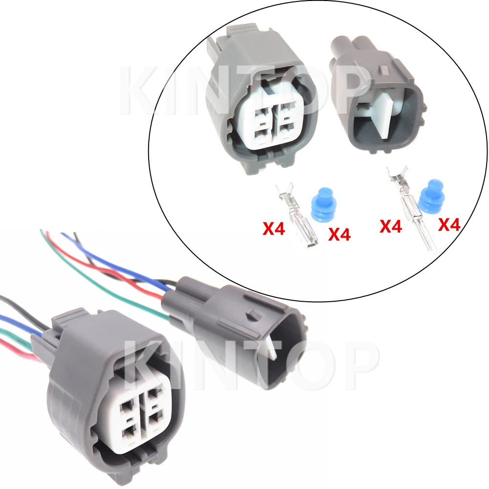 1-Set-4-Pins-Auto-Oxygen-Sensor-Wire-Socket-Starter-For-Toyota-1JZ-GTE ...