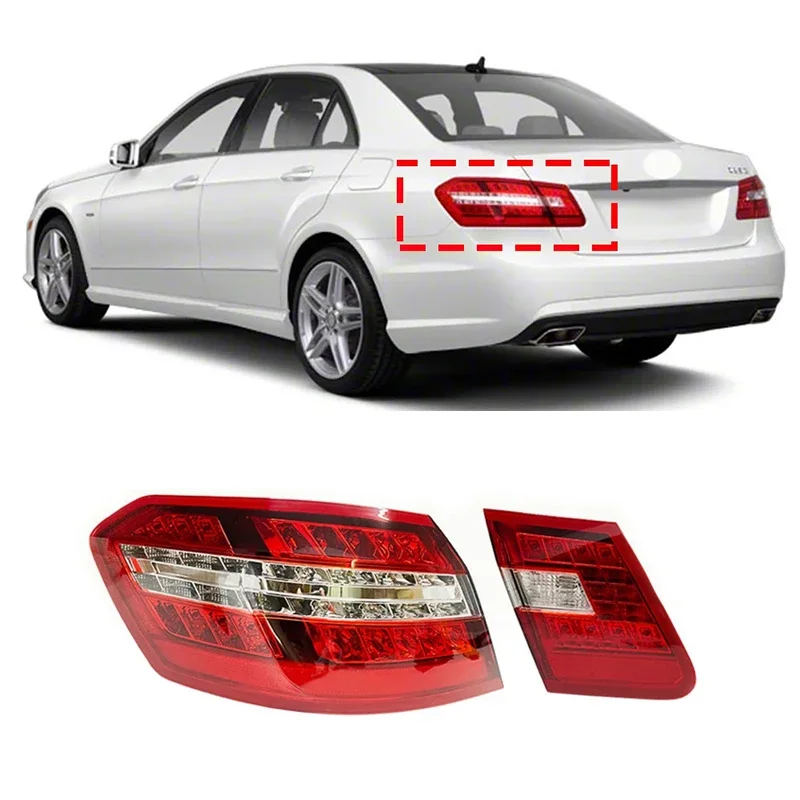1Pc Car Taillights For Mercedes Benz E-Class W212 2009 2010 2011 2012 ...