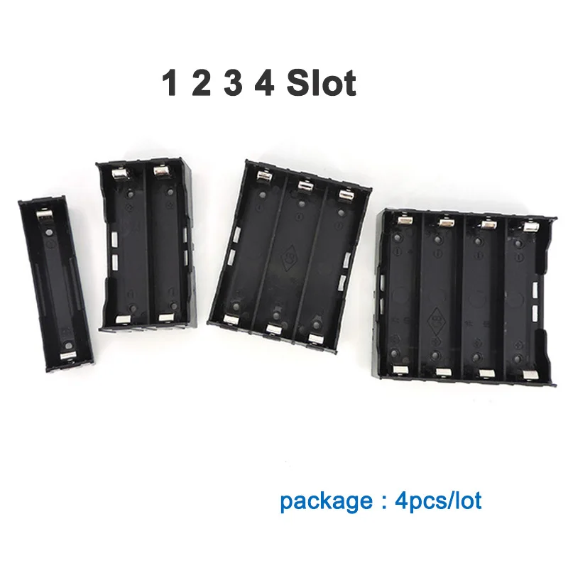 4pcs-ABS-18650-Power-Bank-Cases-1X-2X-3X-4X-18650-Battery-Holder ...