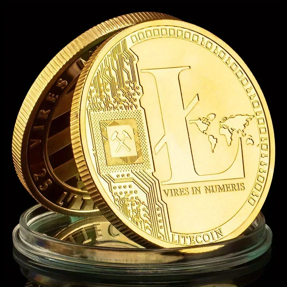 Litecoin-Souvenir-Golden-Plated-Commemorative-Coin-Collectible-Gift ...