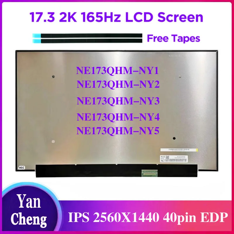 Tela-LCD-original-do-port-til-17-3-QHD2K-165Hz-NE173QHM-NY2-Fit ...