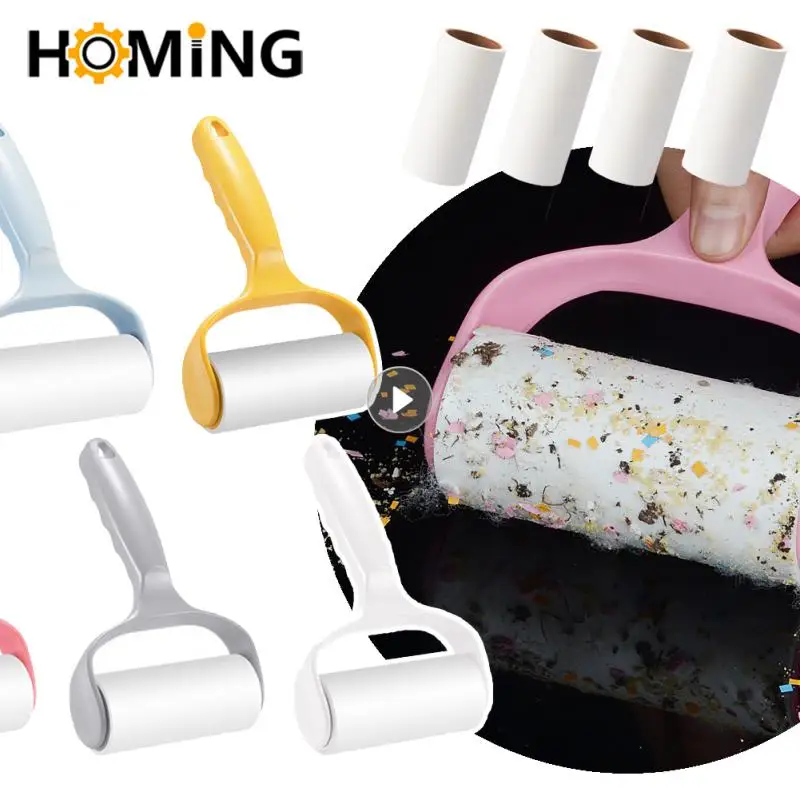 Hair-Adhesive-Tear-Type-Roller-Dust-Paper-Portable-Cloth-Removing ...