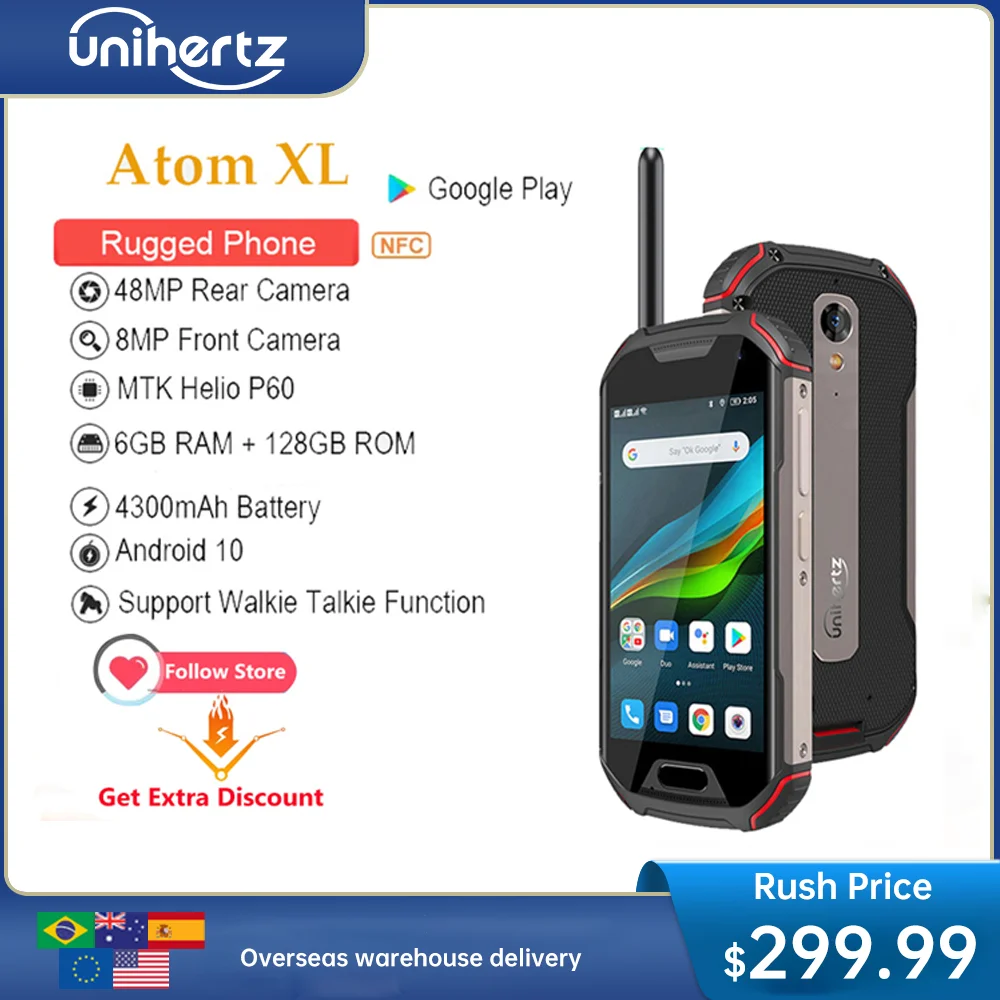 Unihertz-Atom-XL-IP68-Ponsel-Tahan-Air-Kasar-6GB-128GB-Android-10 ...