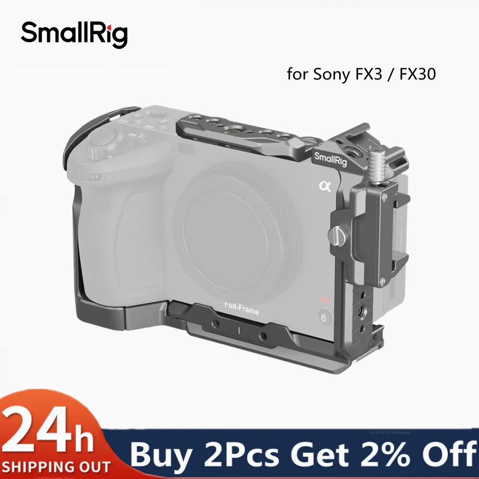 SmallRig Cage HawkLock Quick Release Cage Kit for Sony FX3 / FX30 with ...