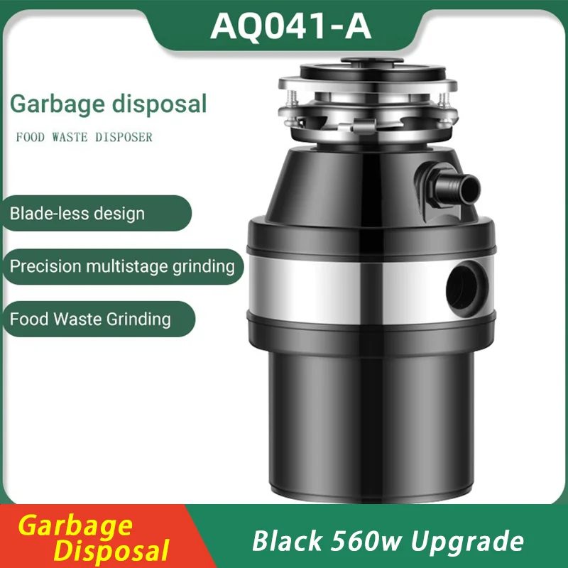 Upgraded-Garbage-Disposal-Black-560w-Household-Food-Scraps-Grinder ...