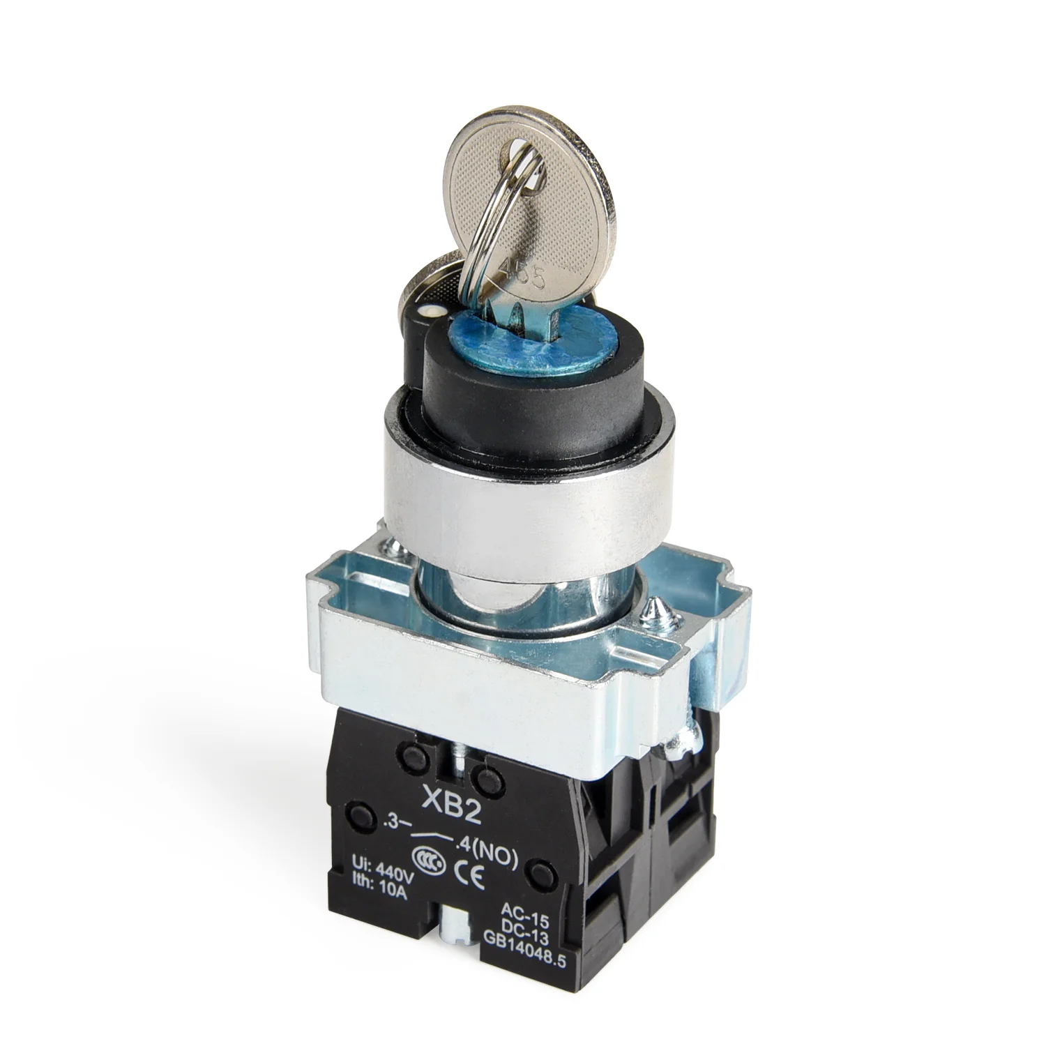 Apiele 22mm 2/3 Position Key Switch Momentary/maintained - Switches ...