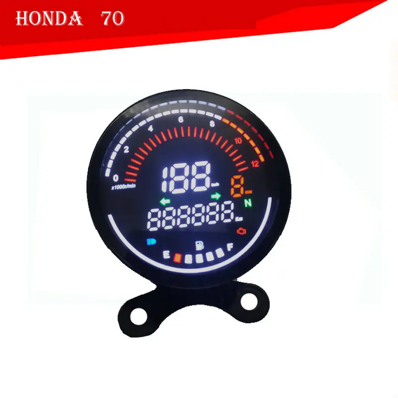 Prince Motorcycle Digital Instrument Full Screen Hd Waterproof Round ...