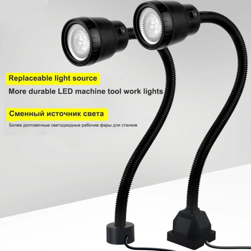 5W LED Machine Work Lights Magnetic Lamp Replaceable Bulb Warm & Cold ...