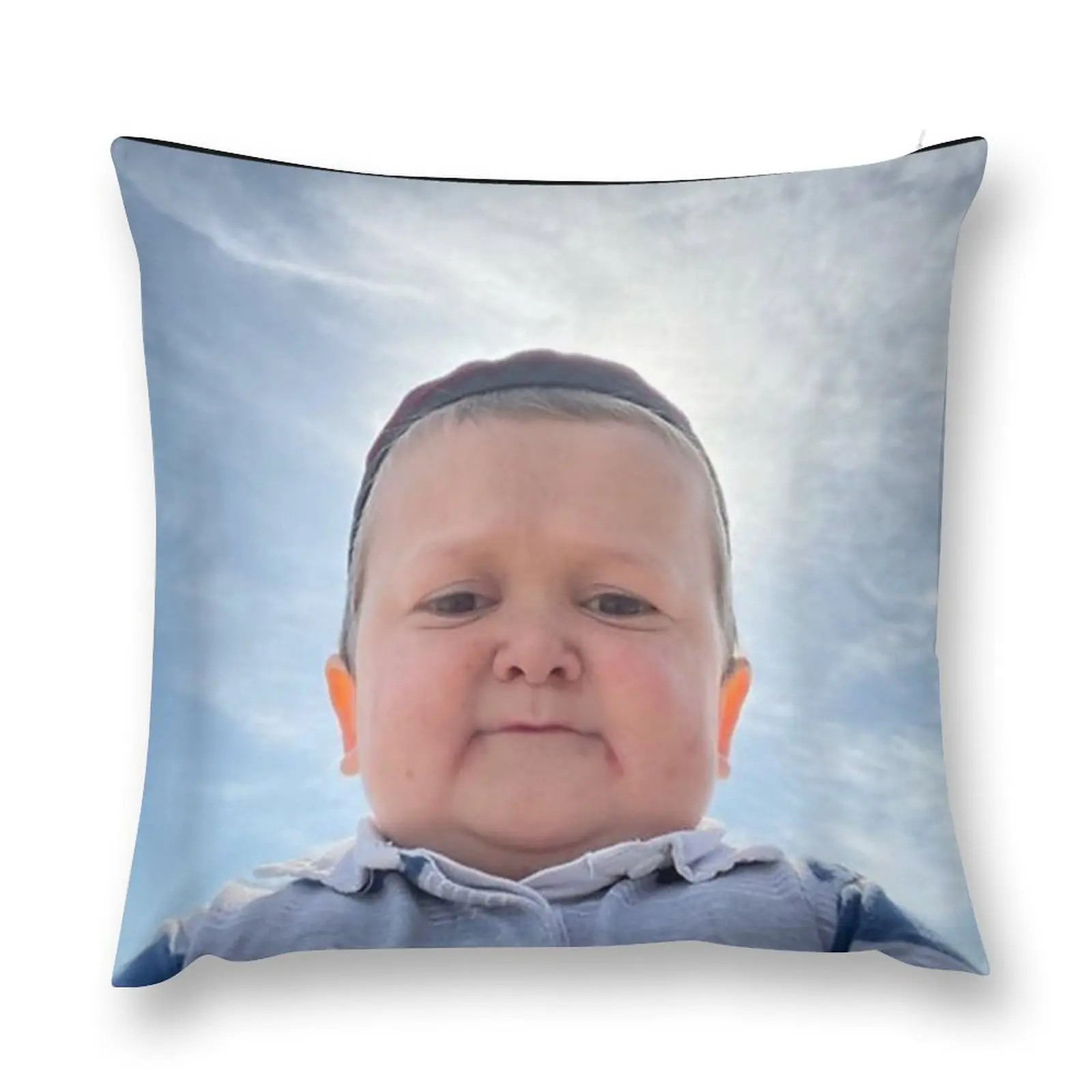 Hasbulla-Hasbulla-Hasbullah-smile-Hasbullah-Throw-Pillow-Cushion-Cover ...