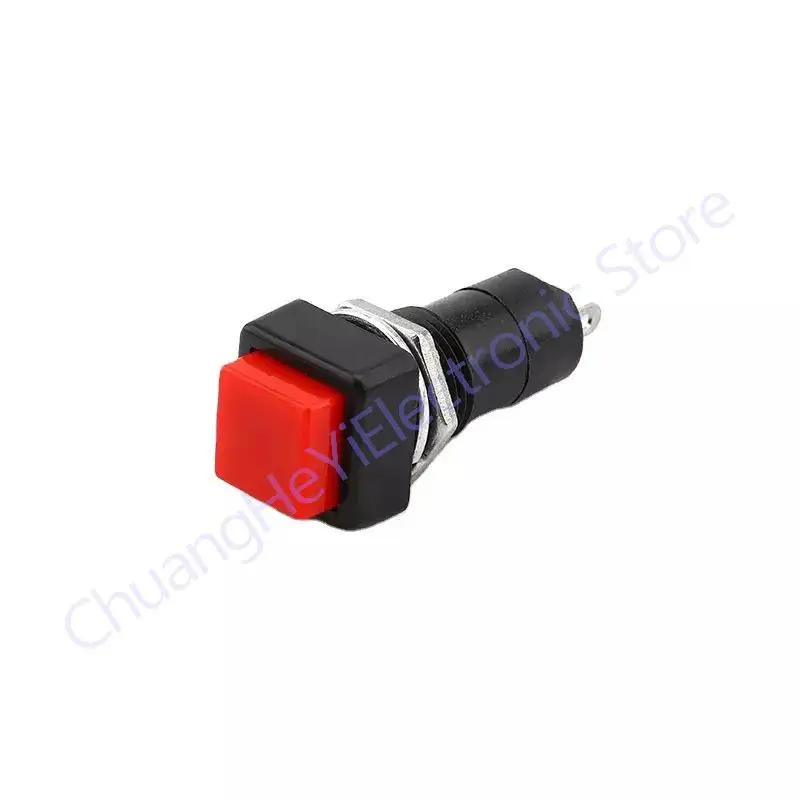 10PCS-Reset-Switch-PBS-12B-OFF-ON-Normally-open-no-locked-250VAC-1A ...
