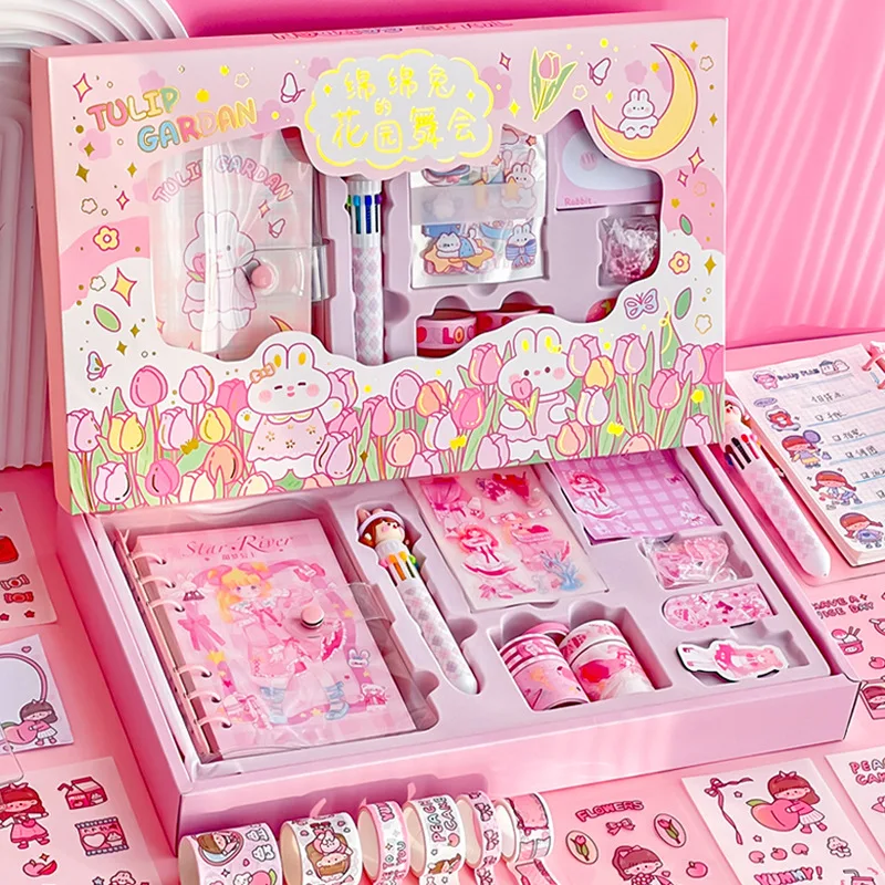 Cute-handbook-gift-box-Internet-celebrity-girl-heart-shaped-notebook ...