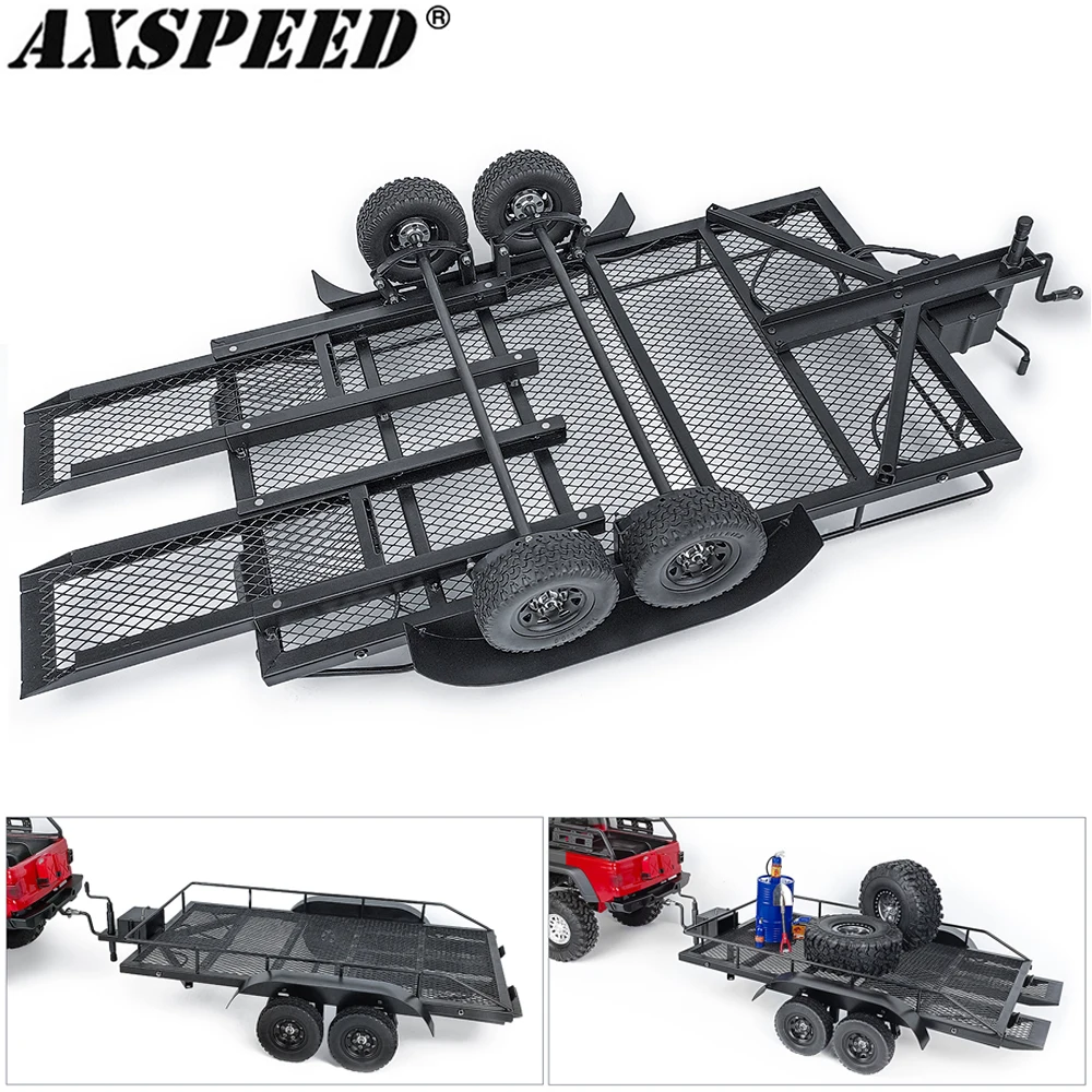 Axspeed Metalen Trailer Kit Hopper Frame Voor Axiale SCX10 D90 CC01 ...