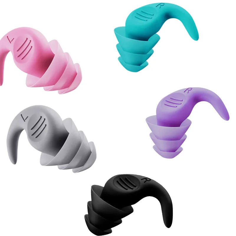 Soft Silicone Sleeping Ear Plugs Sound Insulation Ear Protection ...