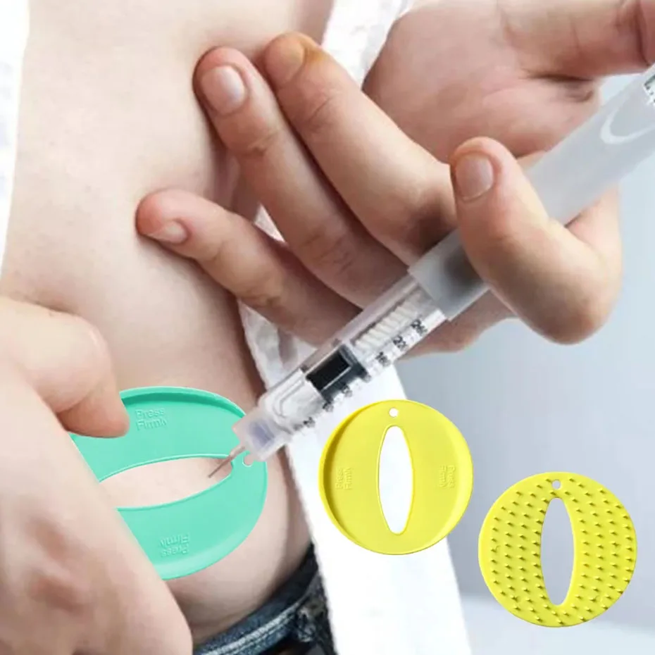 4Pcs Shot Assist Pads Shot Pain Reducer Reusable Plastic Immunization ...