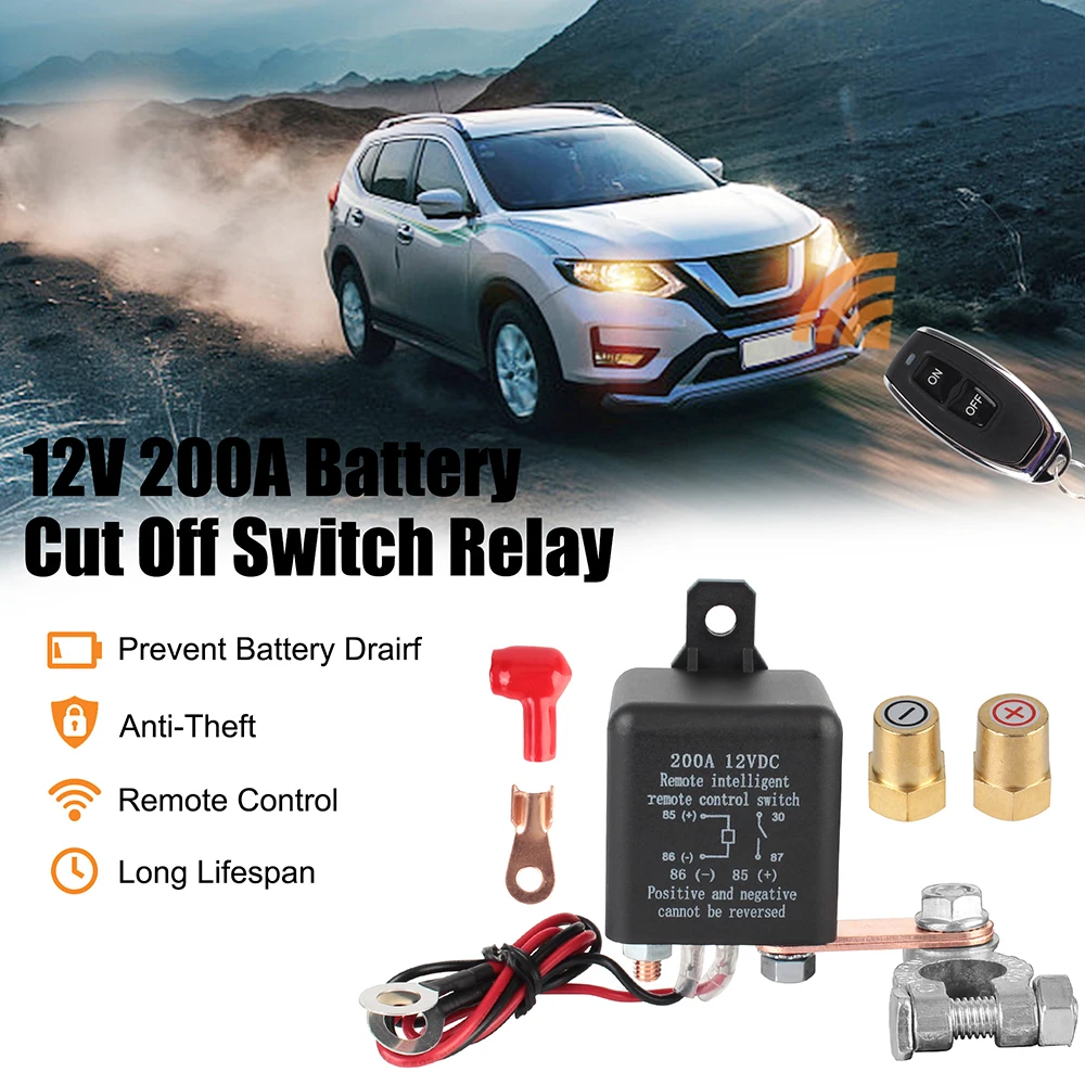 For-Car-Boat-RV-Van-Remote-Battery-Disconnect-Switch-Anti-Theft-Remote ...