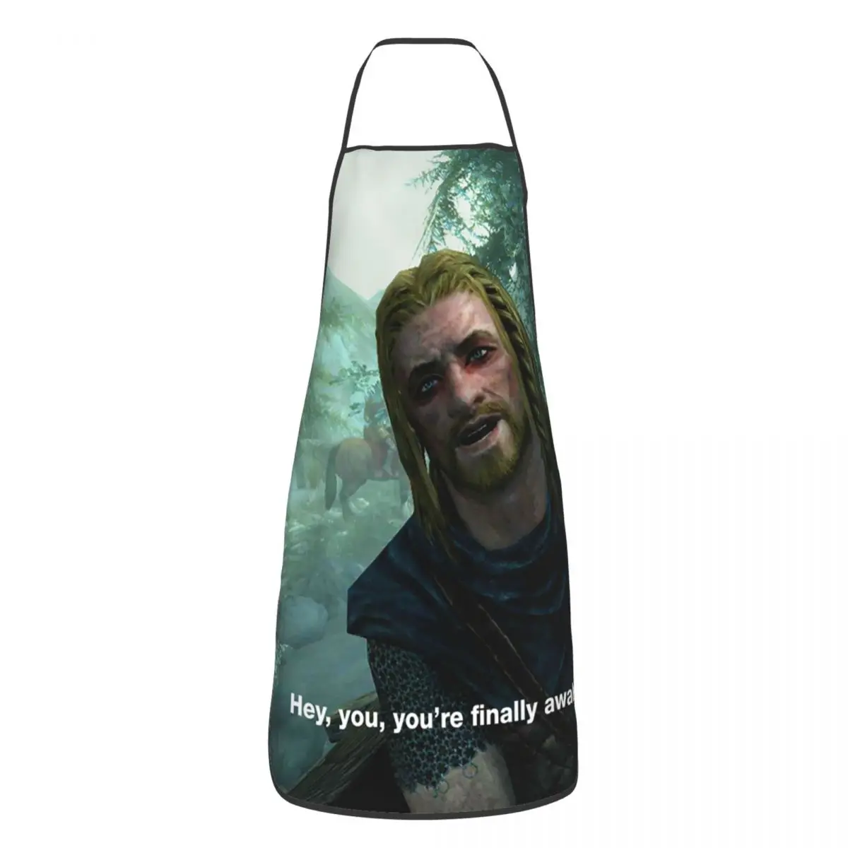 Hey-You-You-re-Finally-Awake-Skyrim-Meme-Apron-for-Women-Men-Adult ...