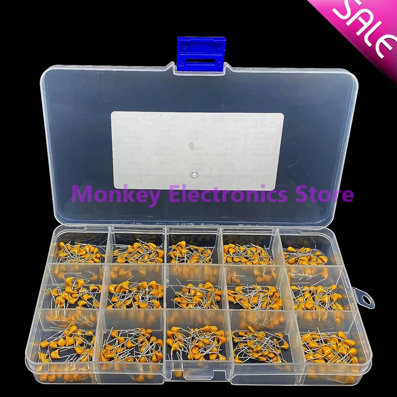 150pcs-Monolithic-Capacitor-Sample-Box-Set-50V-Common-Insert-5-8mm-10pf ...