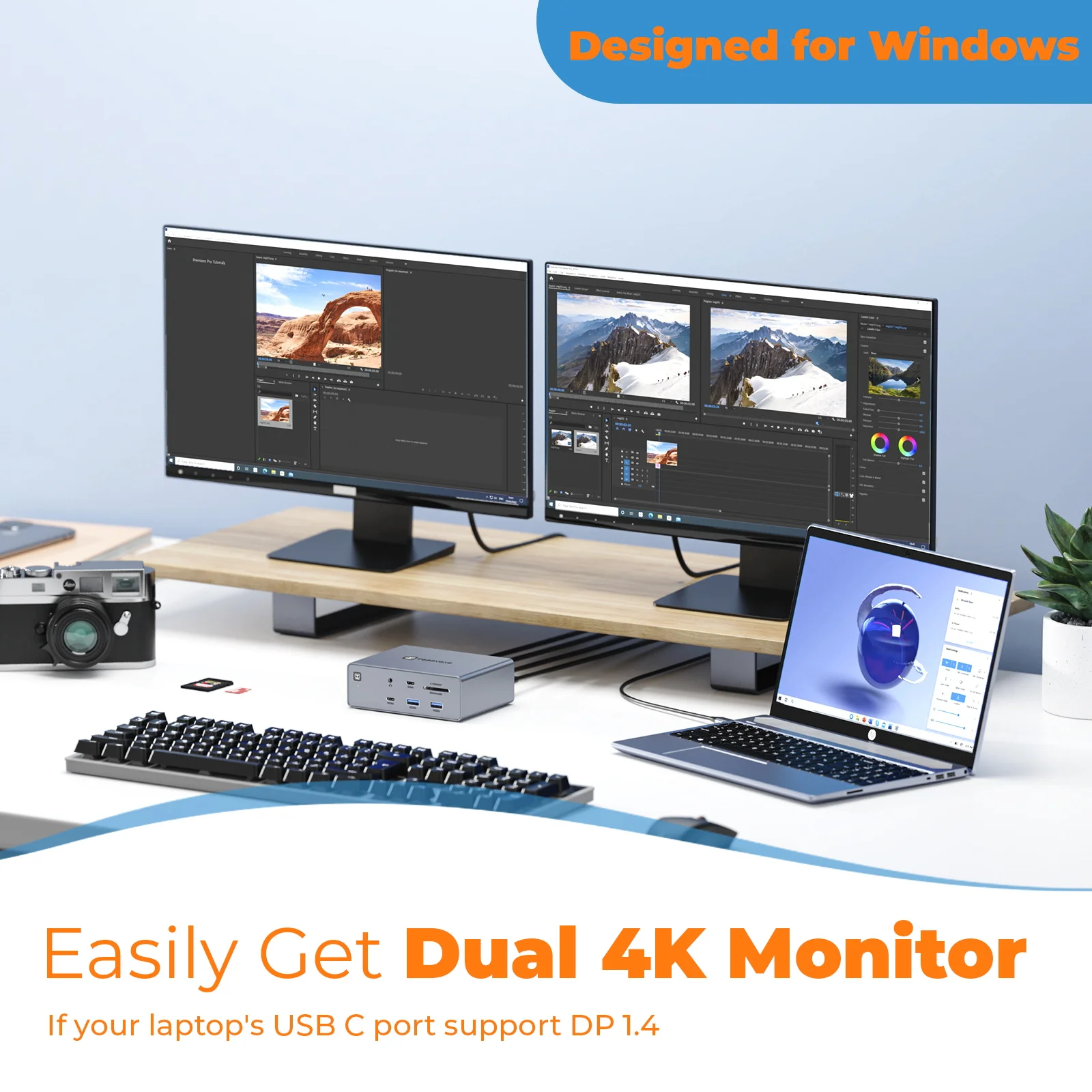 Laptop Monitor Station