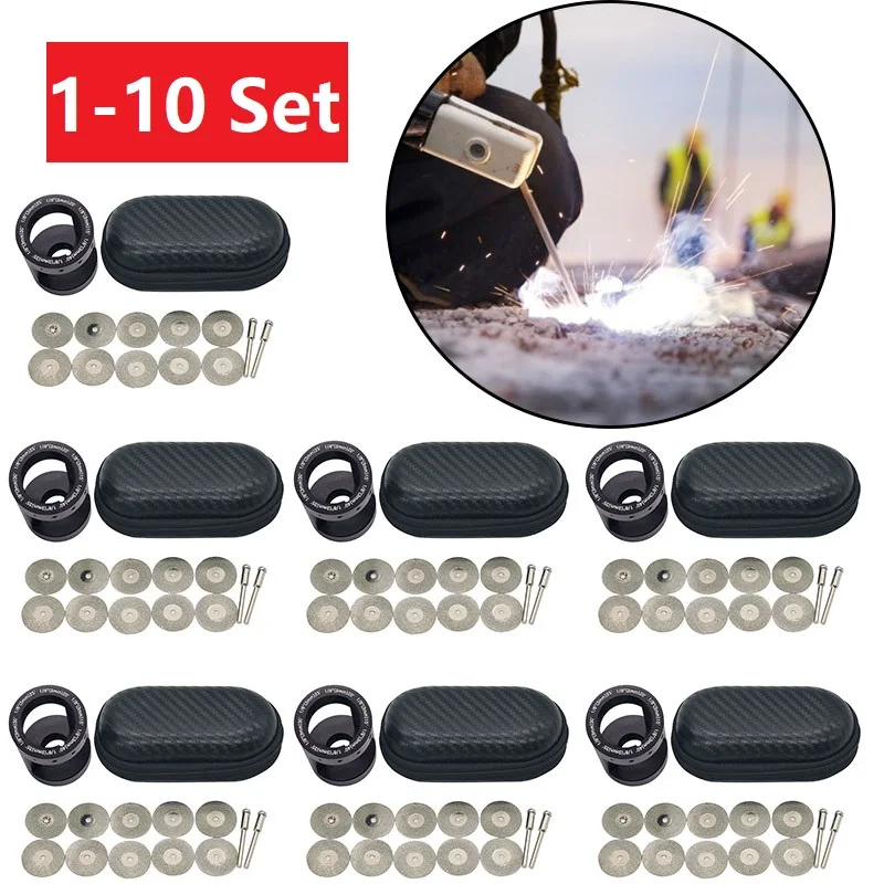 1-10Set-Aluminum-Tungsten-Electrode-Sharpen-Tool-Tungsten-Rods-Needles ...