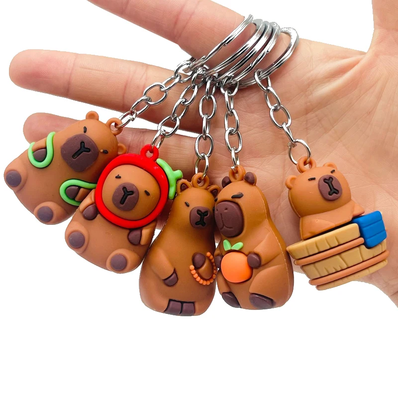 Cute-Capybara-Keychain-Holiday-Gifts-Car-Keys-Anime-Accessories ...
