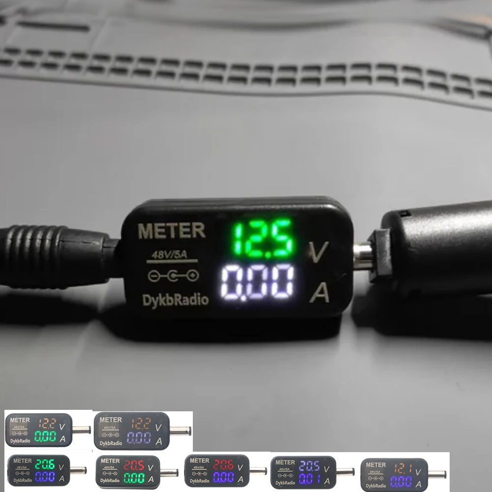 240W 6A Bidirectional Voltmeter Ammeter DC 3-48V Digital Display ...