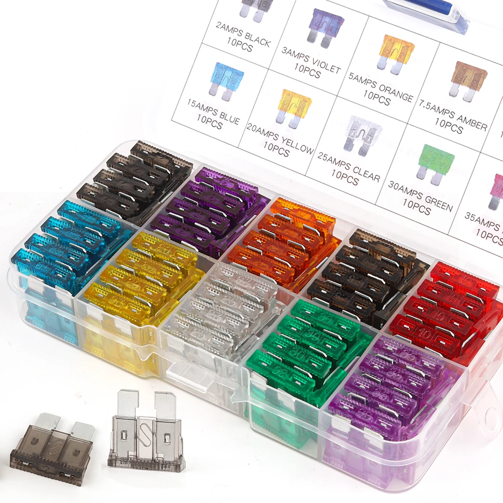 5-35A-Car-Fuse-Blade-Fuse-Kit-Fuses-Automatic-Truck-Zinc-Blade-Fuse ...