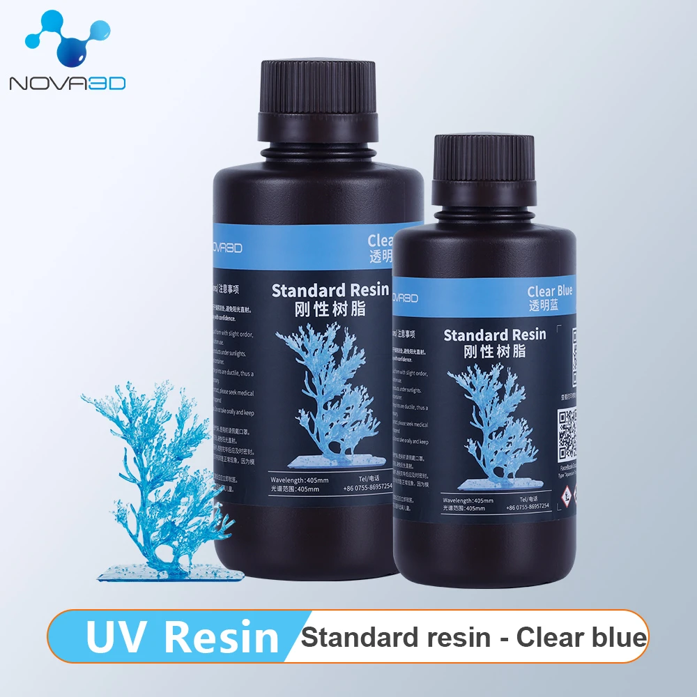 Nova3d 405nm Lcd 3d Printer Resin Clear Blue Photon Liquid Printing ...