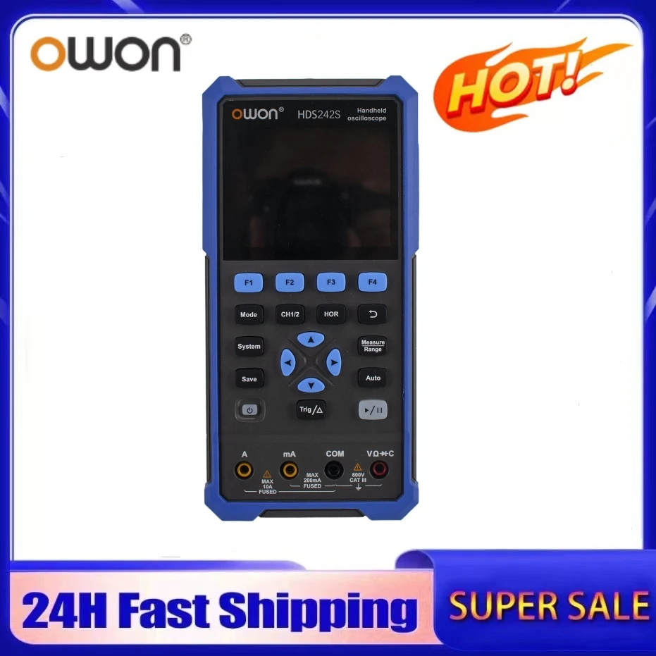 Owon-hds242-hds272-hds242s-hds272s-digitales-Handoszilloskop-2-Kan-le ...