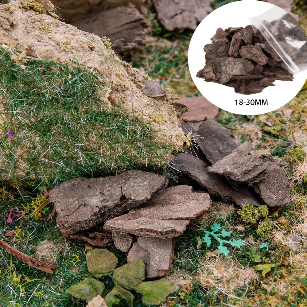Diy Scene Materials Diorama Kits Simuation Stone/Bark Model Mountain ...